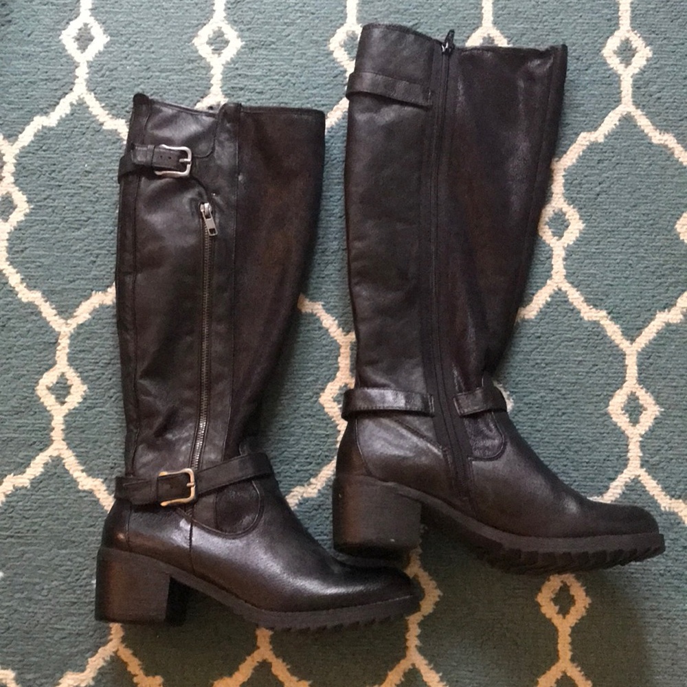 Bare Traps Knightley Tall Leather Boots Gem